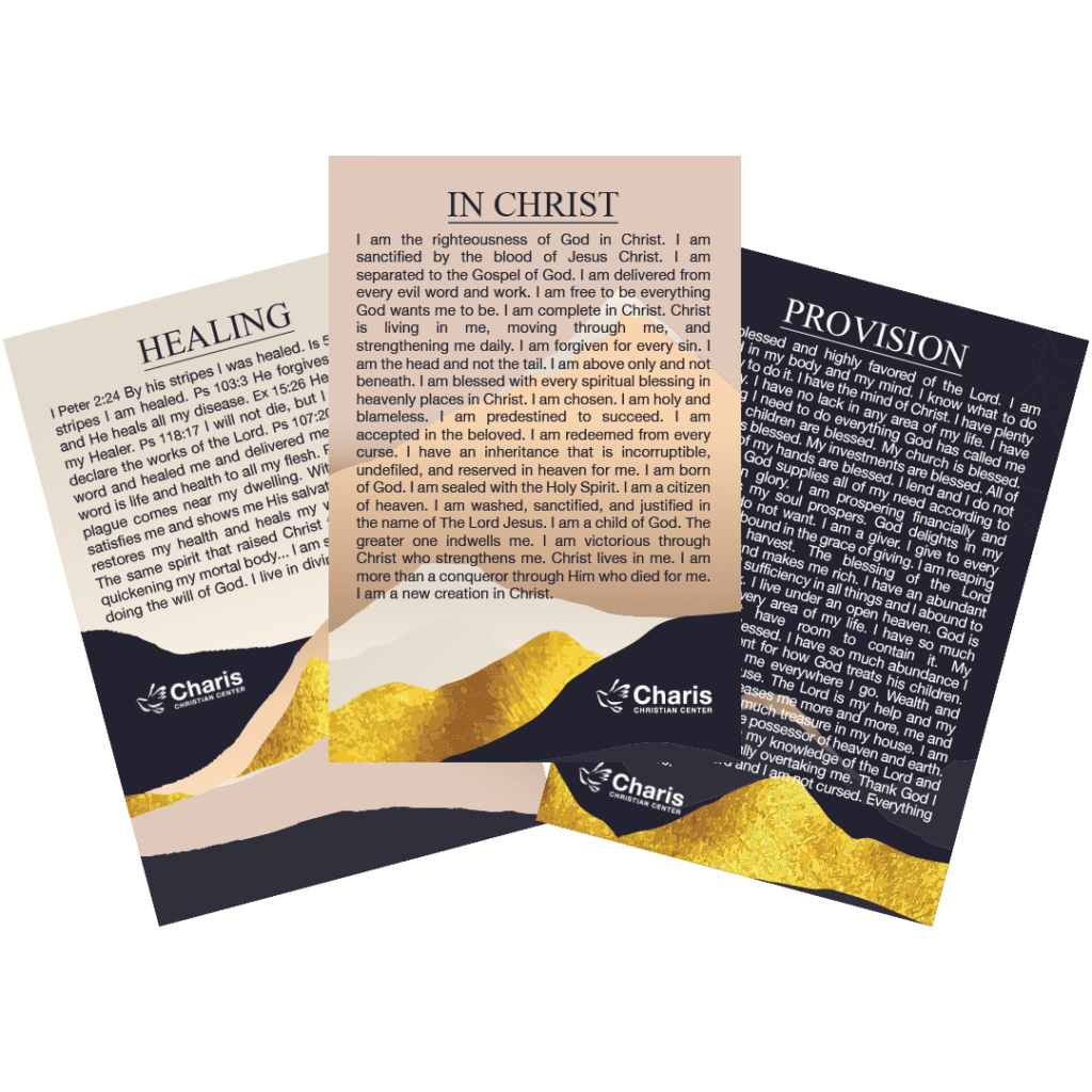 Healing Scriptures - Charis Christian Center - Free Bible Resource