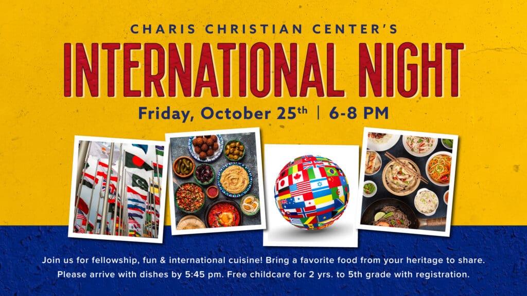 Events from September 29 – December 5 – Charis Christian Center