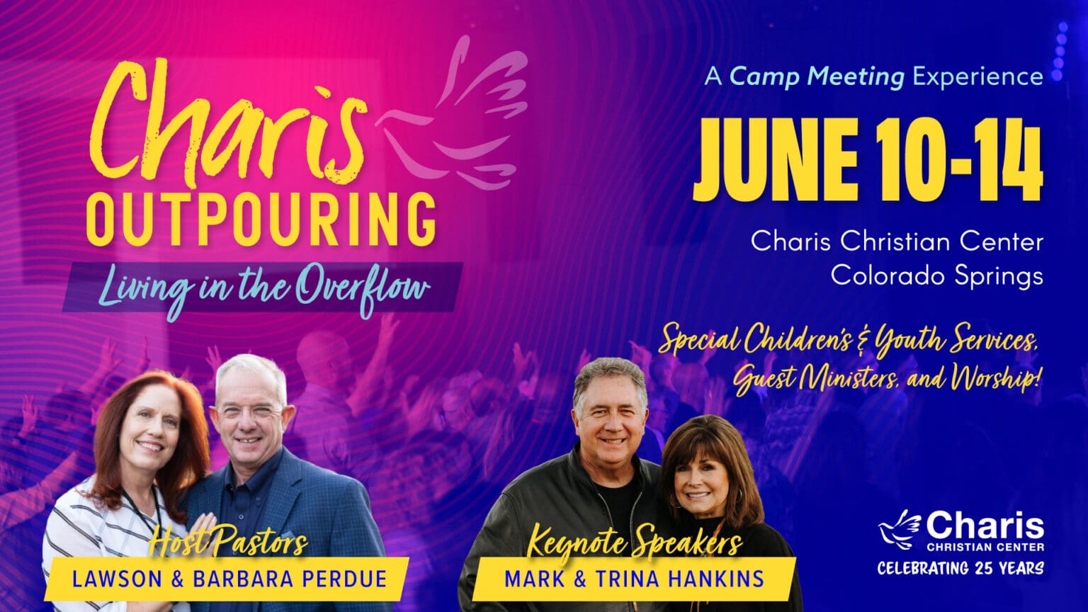 Events from August 25, 2024 – January 10 – Charis Christian Center